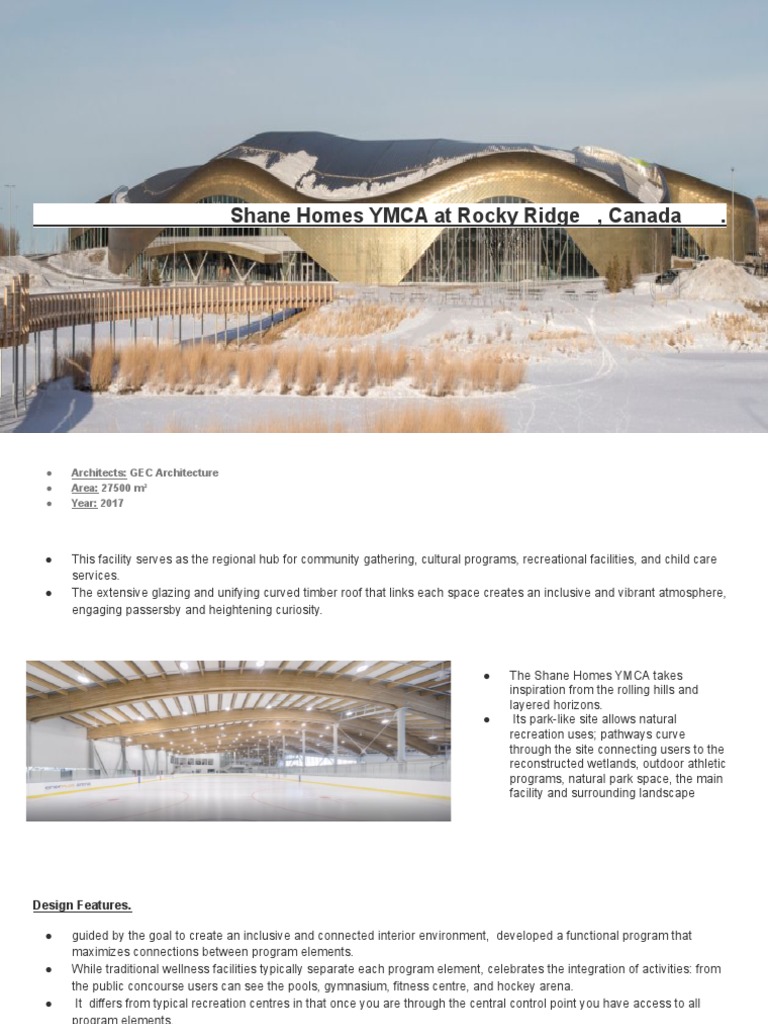 Case Study Sports Complex in Canada | PDF | Natural Environment | Nature