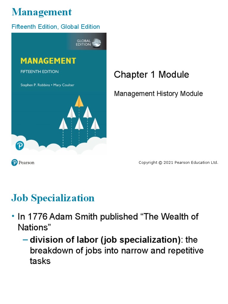 Chapter 1 (A), Module, Management History | PDF | Business | Economies