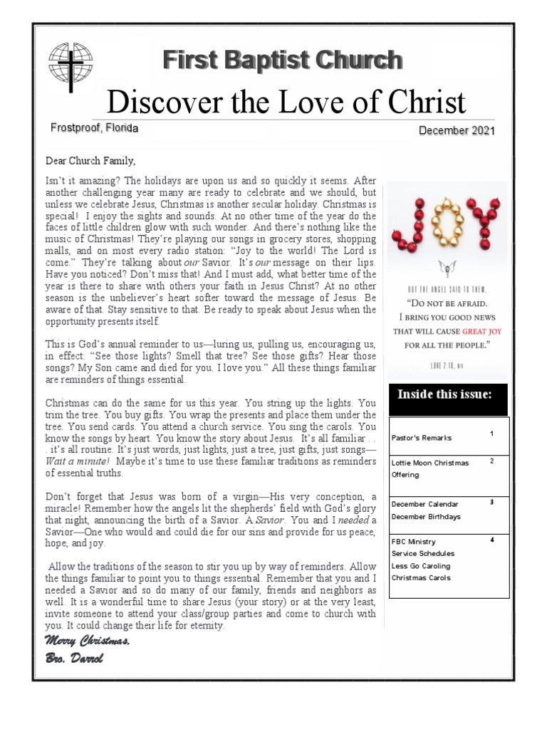 Celebrating Christmas with Faith and Community | PDF | Christmas | Jesus