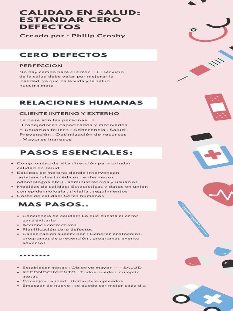 Infografia Estandar Cero Defectos | PDF