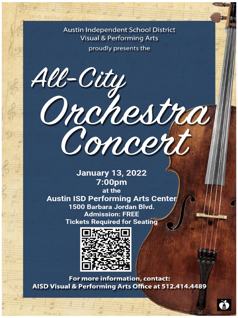 2021 All City Orchestra Poster Template | PDF