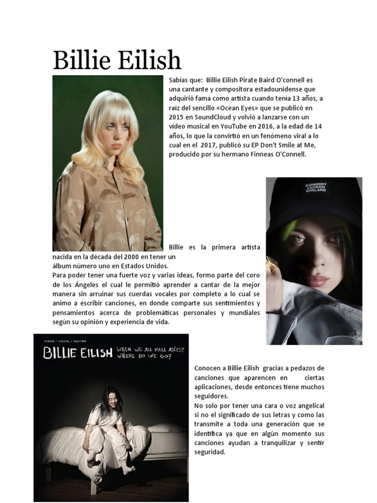 Billie Eilish | PDF