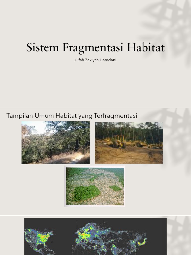 5 Fragmentasi Habitat | PDF