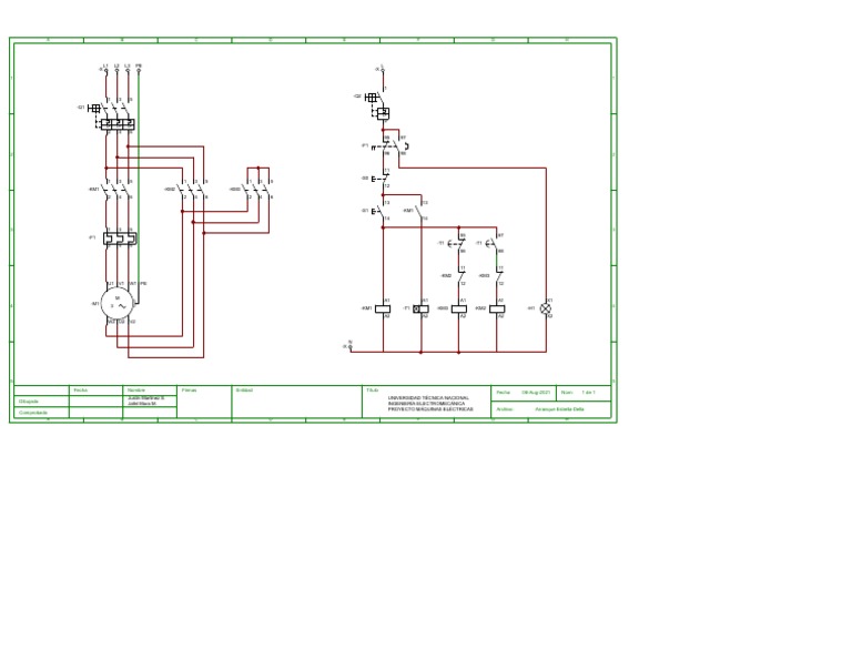 Diagrama Arranque Estrella - Delta | PDF