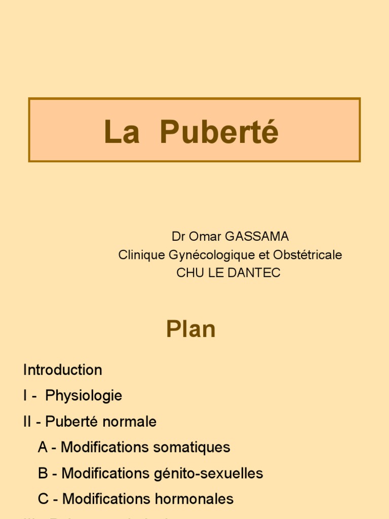 Comprendre la Puberté et ses Anomalies | PDF | Puberté | Androgène
