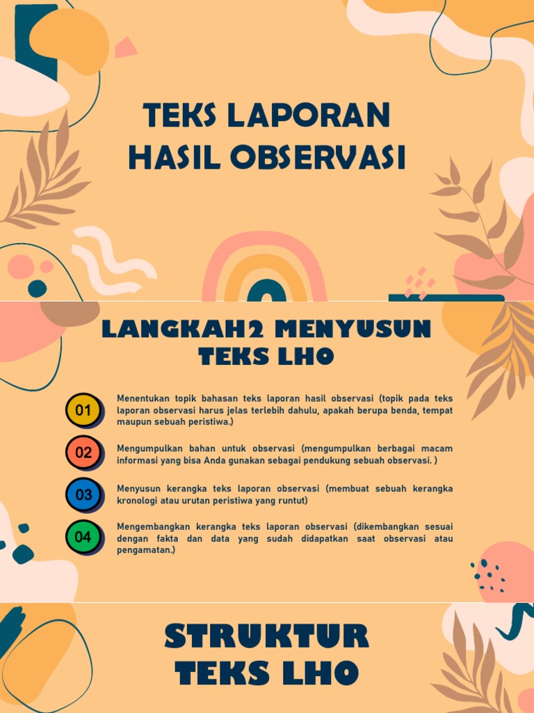 Teks Laporan Hasil Observasi-1 | PDF | Kajian Bahasa Asing