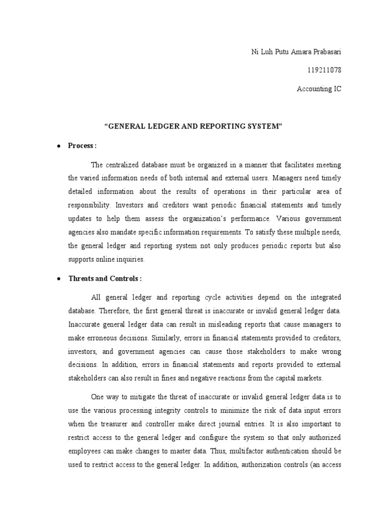 Chapter 16 (GENERAL LEDGER AND REPORTING SYSTEM) | PDF | Inventory ...