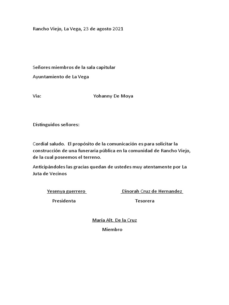 Carta Funeraria | PDF