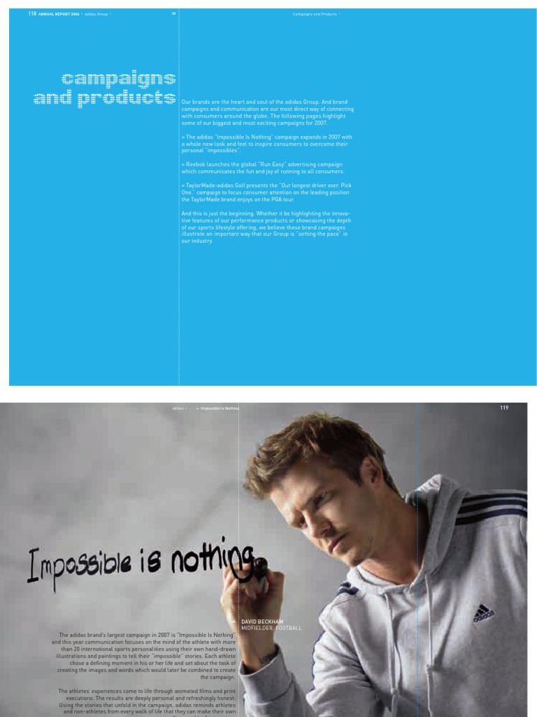Campaigns and Products Adidas en | PDF | Adidas | Brand