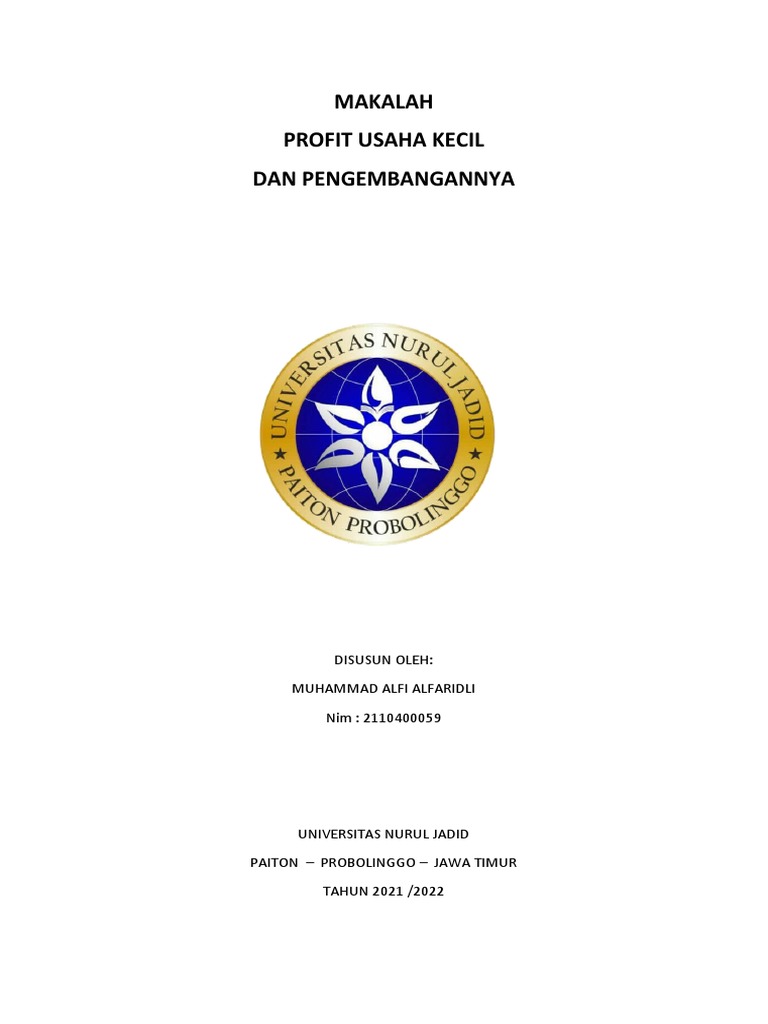 Profil dan Pengembangan Usaha Kecil | PDF