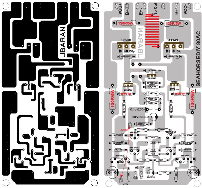 CA50 Power Amplifier Circuit Diagram | PDF