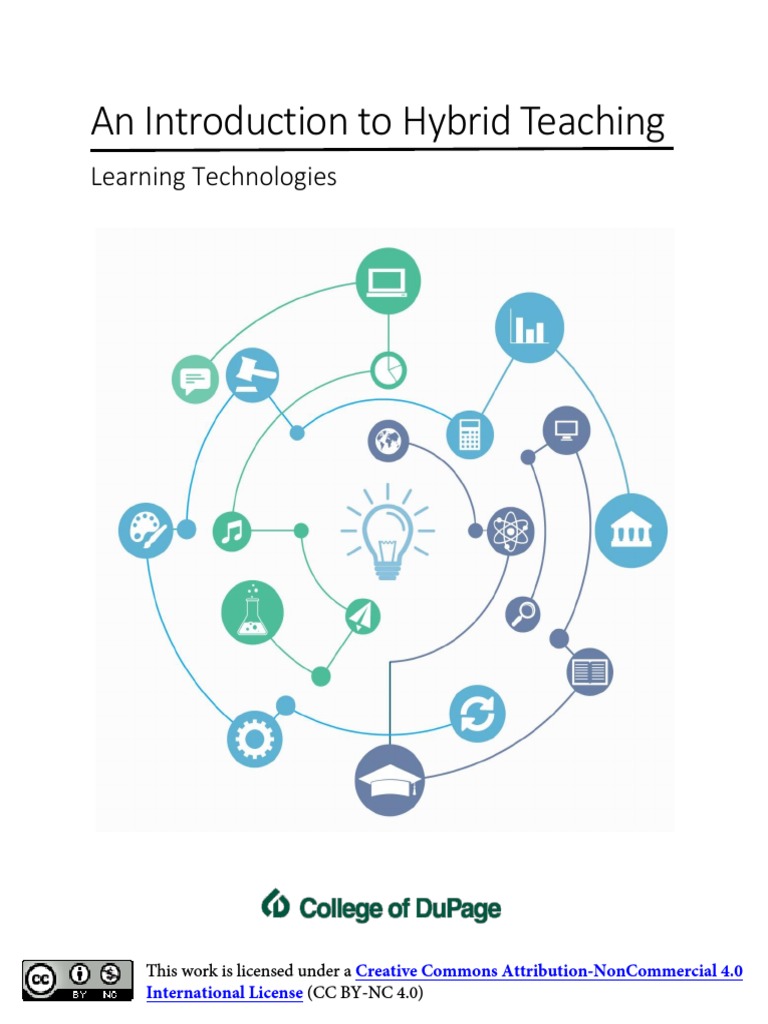 An Introduction To Hybrid Teaching: Learning Technologies | PDF ...