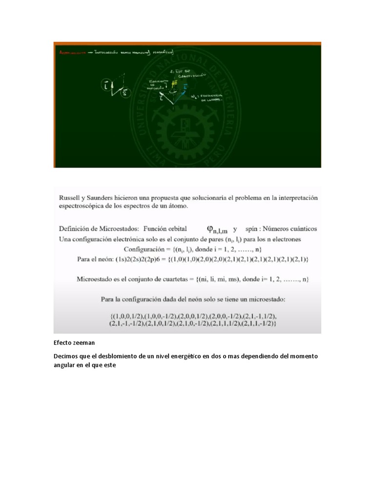 Efecto Zeeman | PDF