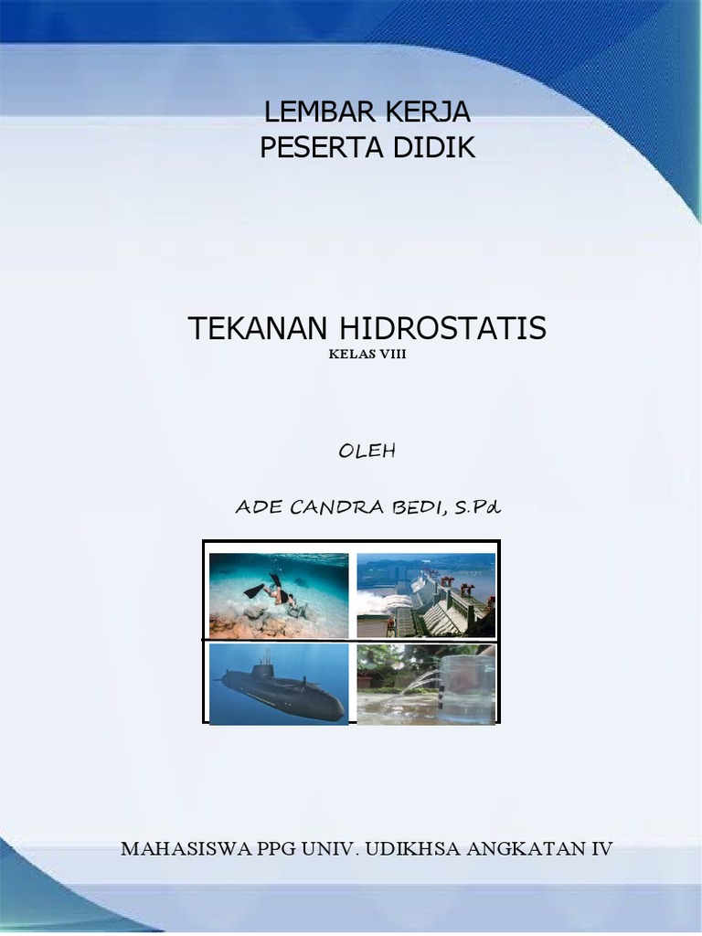 LKPD TEKANAN Hidrostatis | PDF