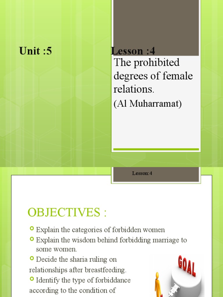 Understanding the Prohibited Degrees of Female Relations in Islam: A ...