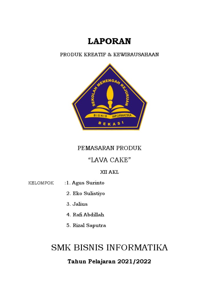 Format Laporan PKK | PDF