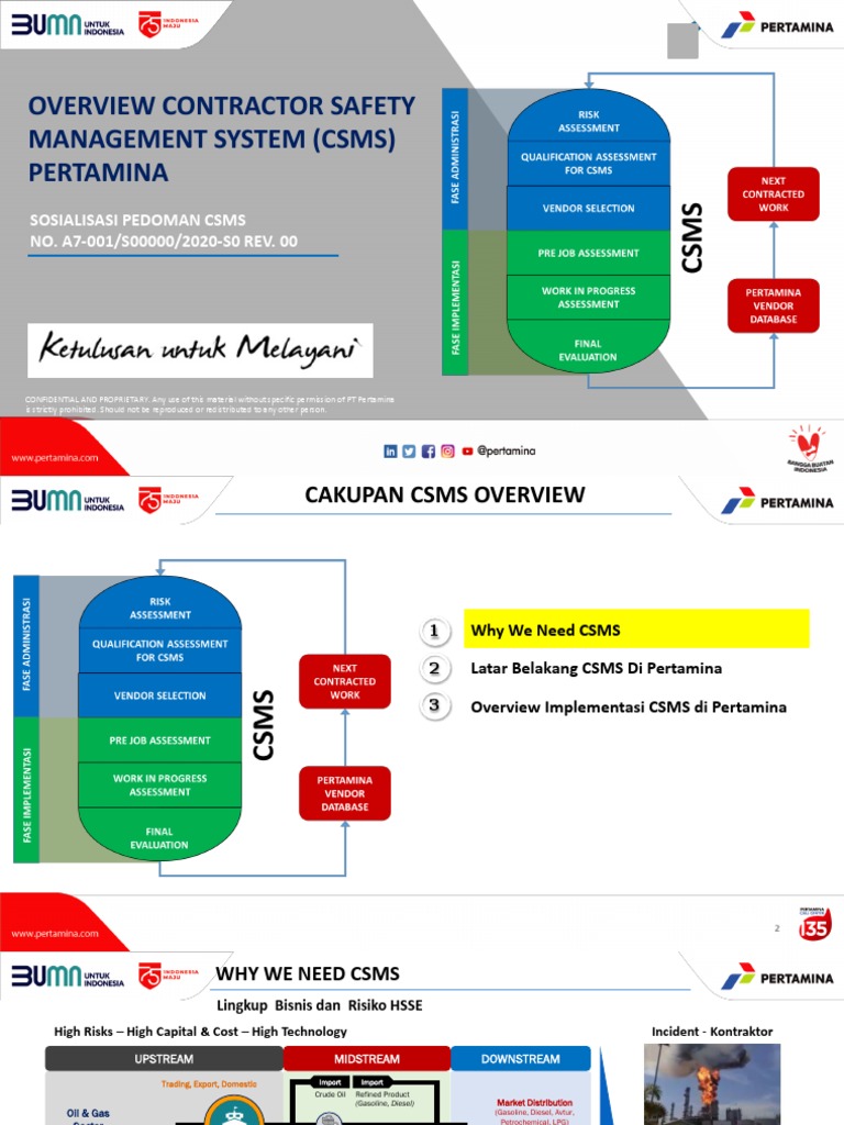 CSMS Implementation Overview Pertamina | PDF | Liquefied Natural Gas ...