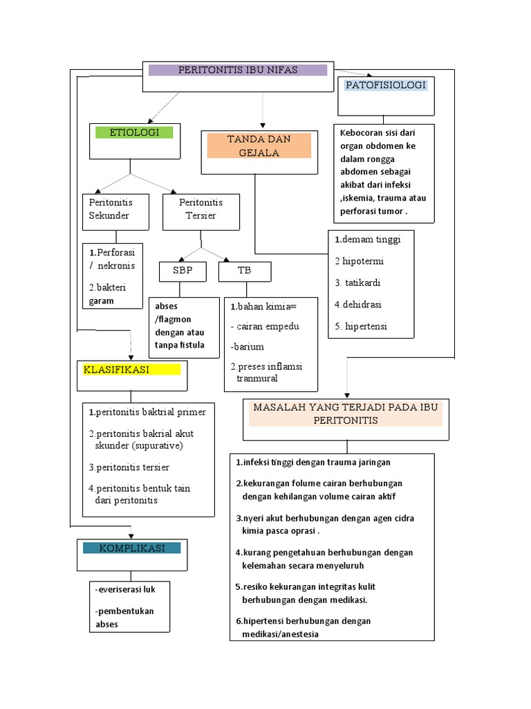 Bagan Peritonitis 1 | PDF