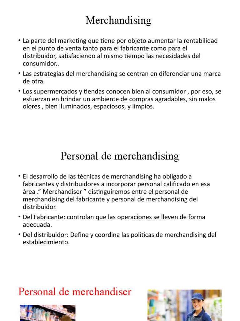 Merchandising Tecnicas y Personal de Merchandising | PDF ...