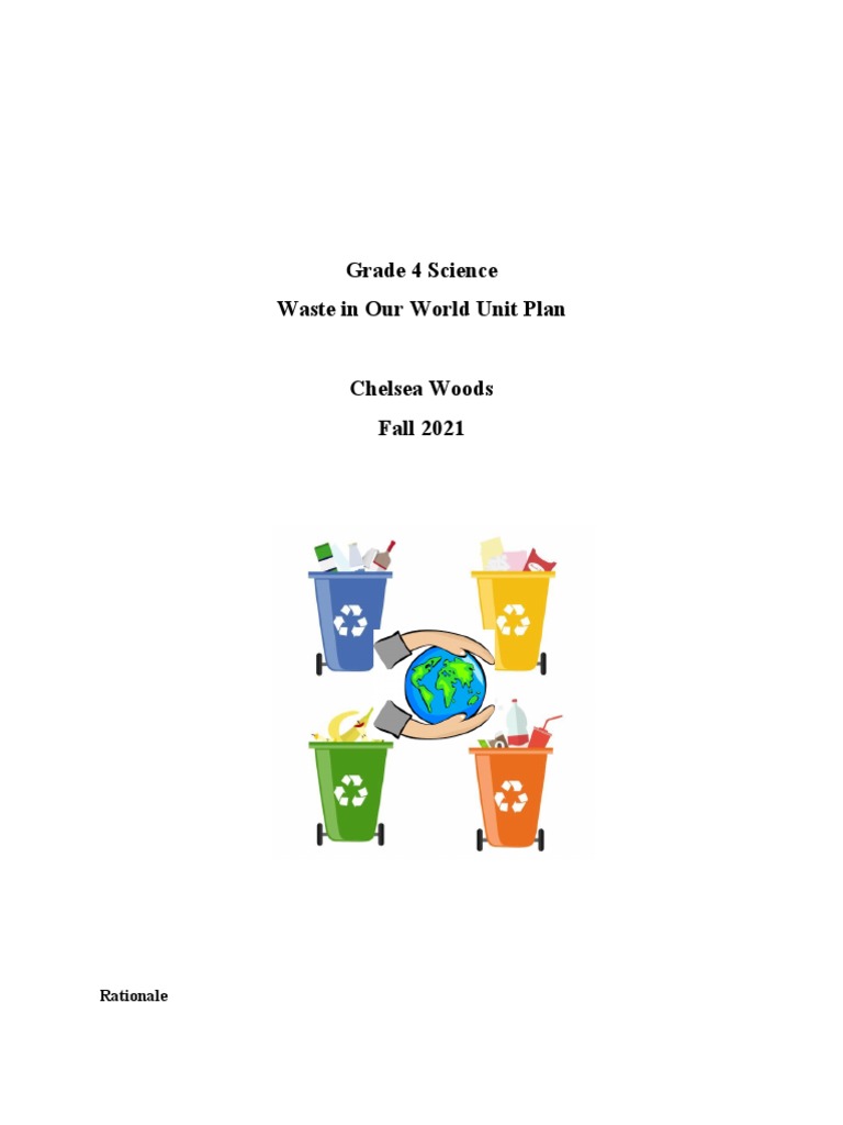 Waste in Our World Unit Plan | PDF | Waste Management | Biodegradation