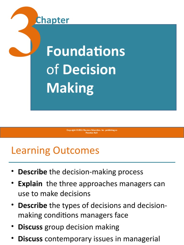 Foundations Making: of Decision | PDF | Decision Making | Psychological ...