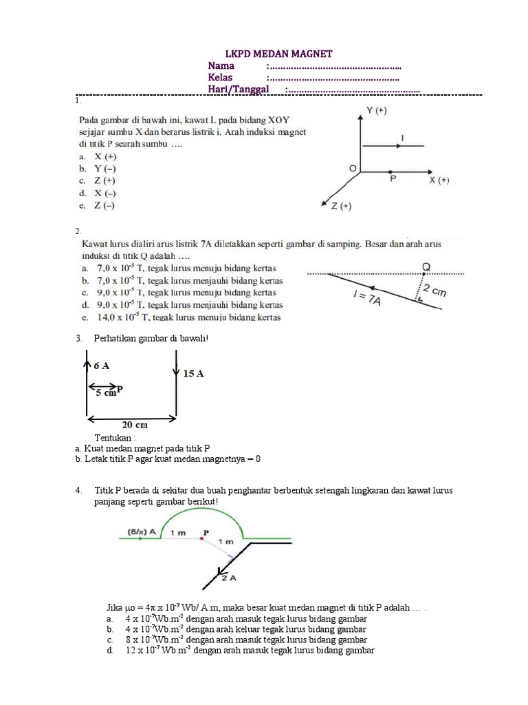 LKPD Medan Magnet | PDF