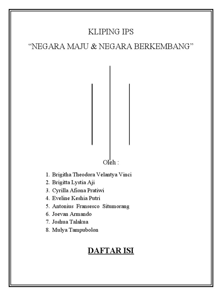 KLIPING IPS Negara Maju | PDF