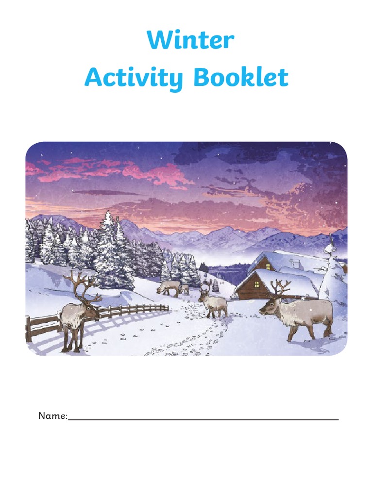 Winter Activity Book | PDF | Ice
