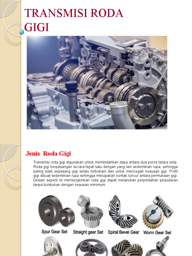 9 - Transmisi Roda Gigi | PDF
