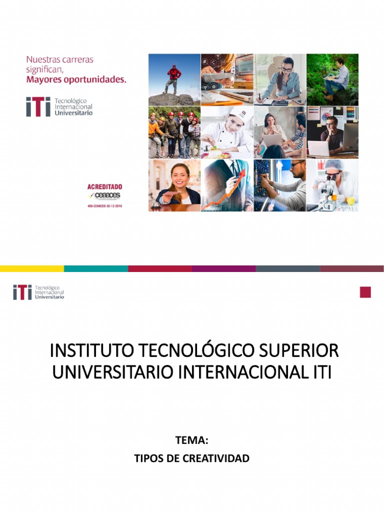 Tipos de Creatividad | PDF | Creatividad