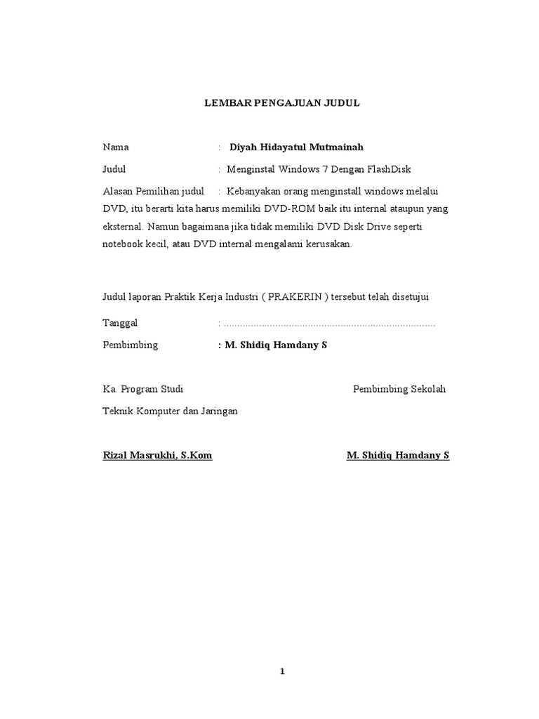 Laporan Asli Uyy | PDF Laporan Asli Uyy | PDF