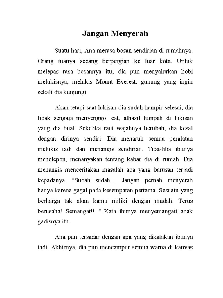 Contoh Pentigraf | PDF