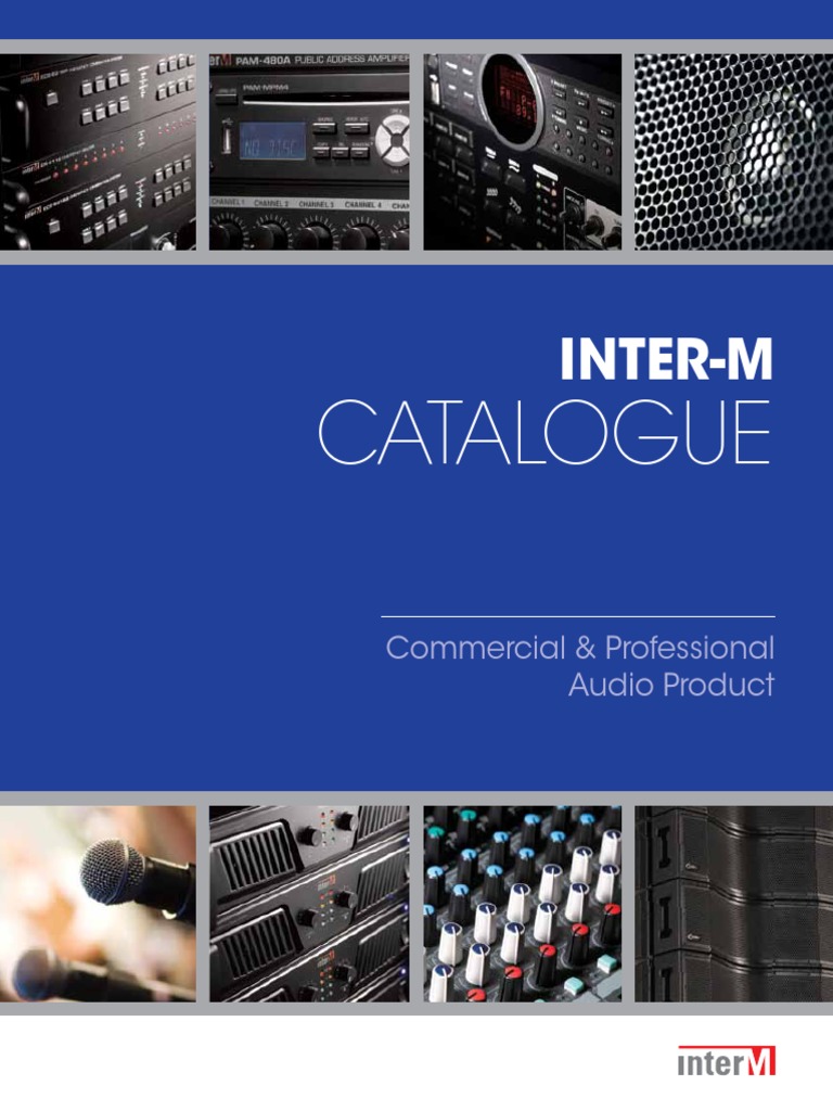Inter M Catalog | PDF | Amplifier | Loudspeaker