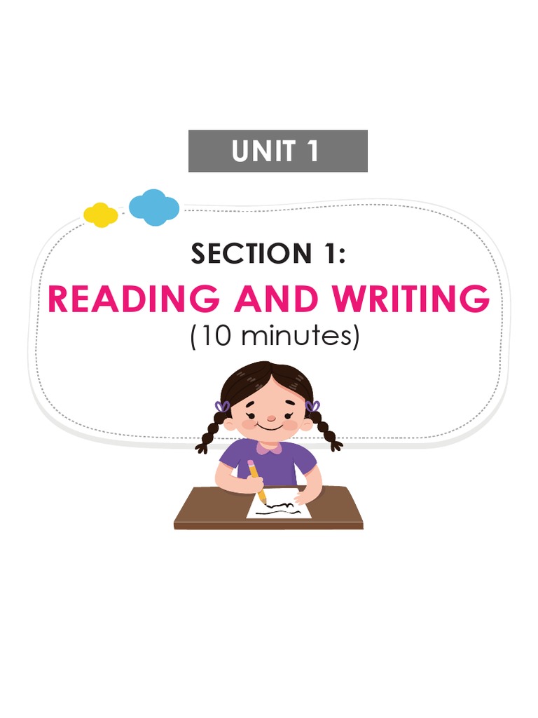 Reading and Writing: Unit 1 | PDF
