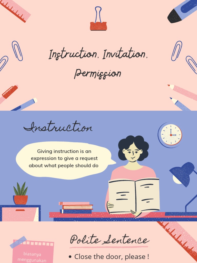 Instruction, Invitation, Permission | PDF | Foreign Language Studies ...