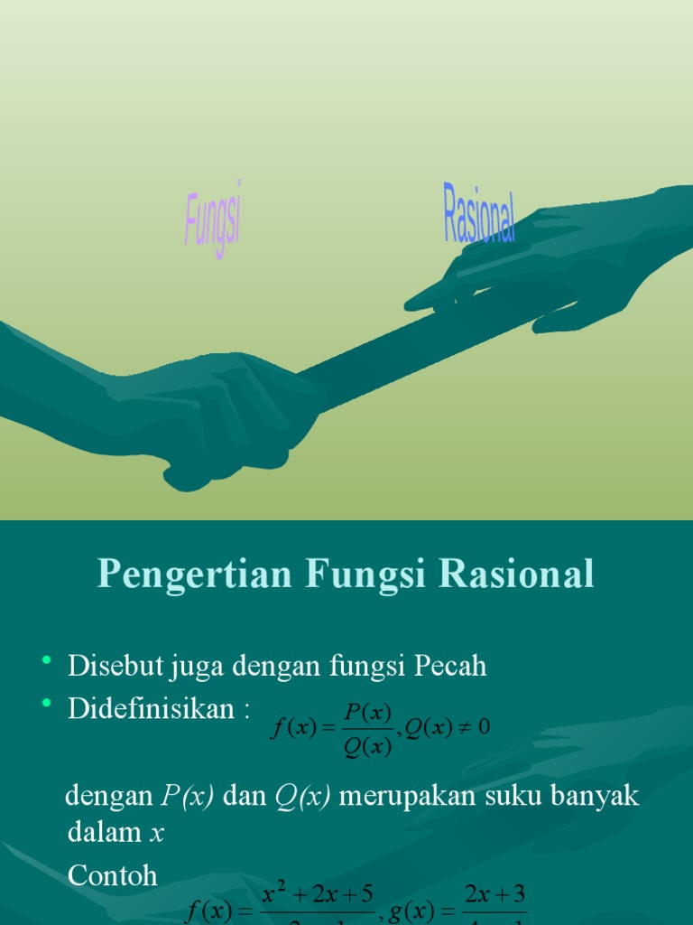 Fungsi Rasional | PDF