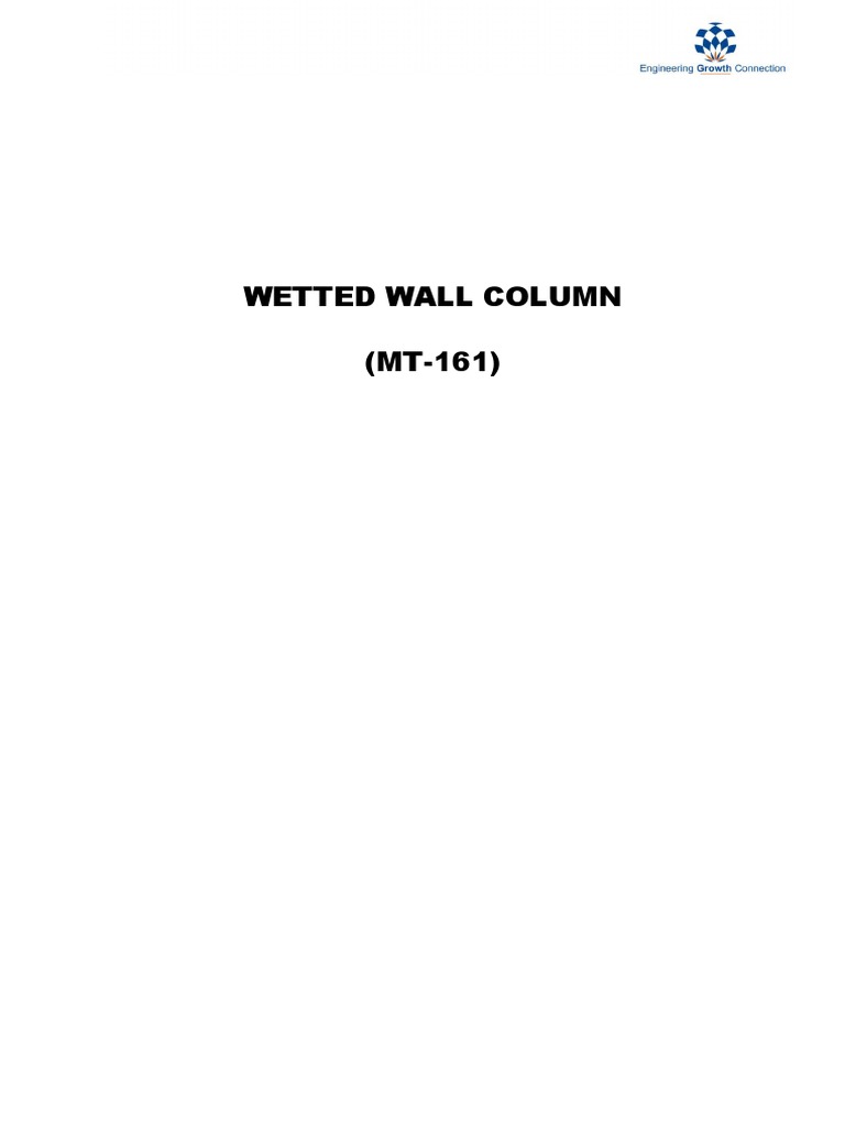 Wetted Wall Column | PDF | Liquids | Gases