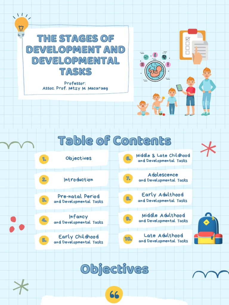 The Stages of Development and Developmental Tasks | PDF | Developmental ...