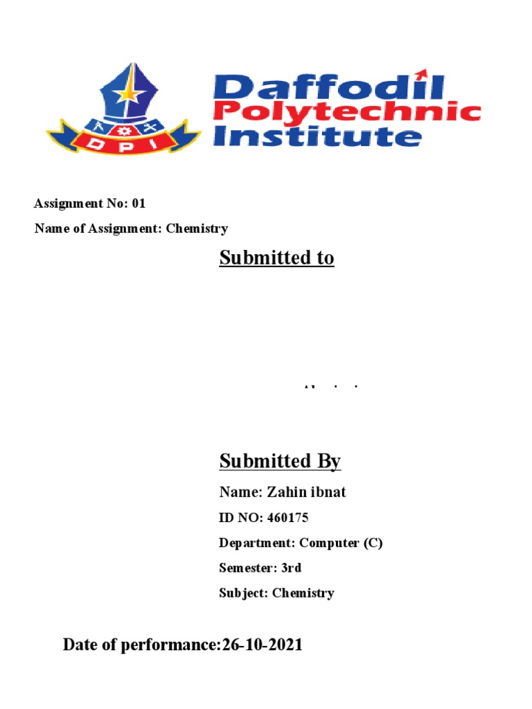Assignment-Cover Page | PDF