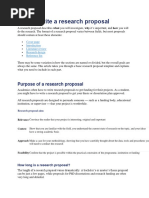 One Page Research Proposal | PDF