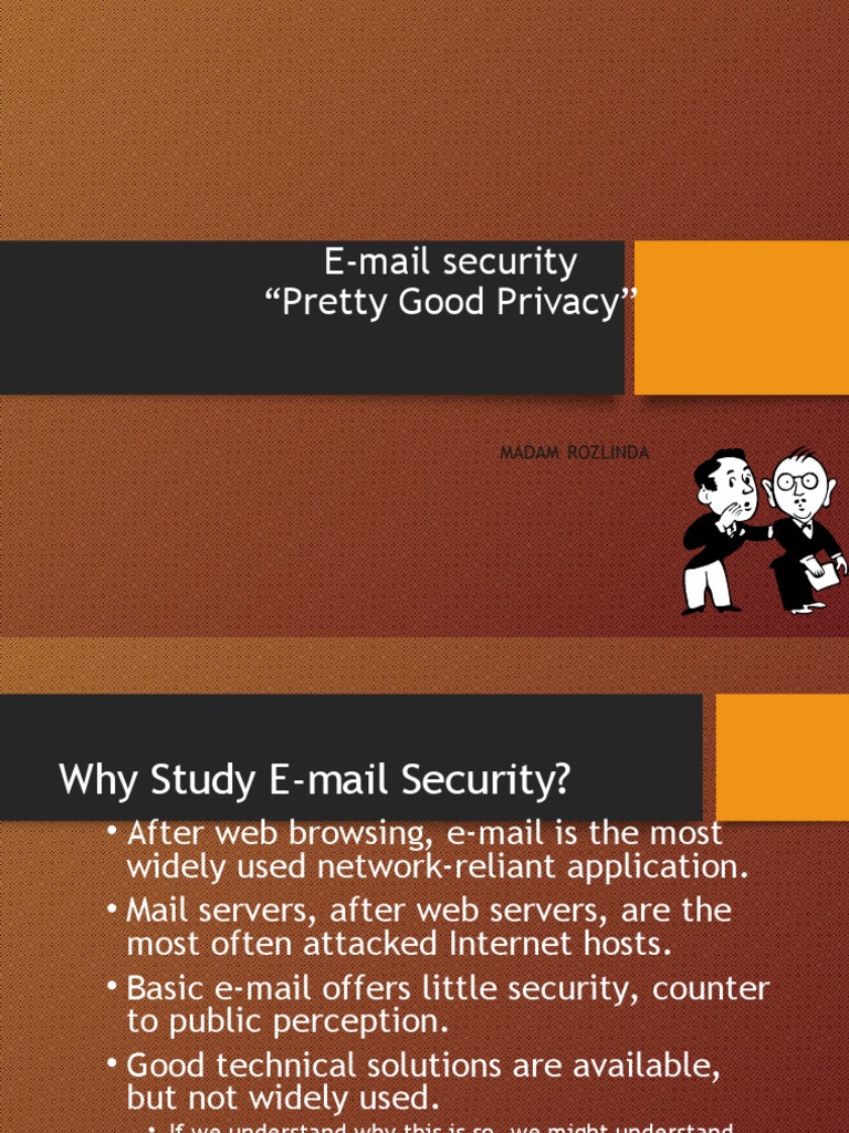 E-Mail Security "Pretty Good Privacy" | PDF | Public Key Cryptography ...