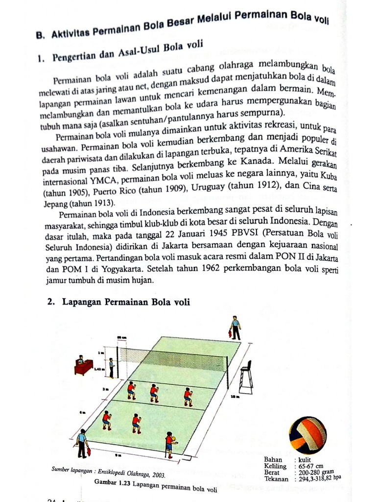 Materi Permainan Bola Voli.. | PDF