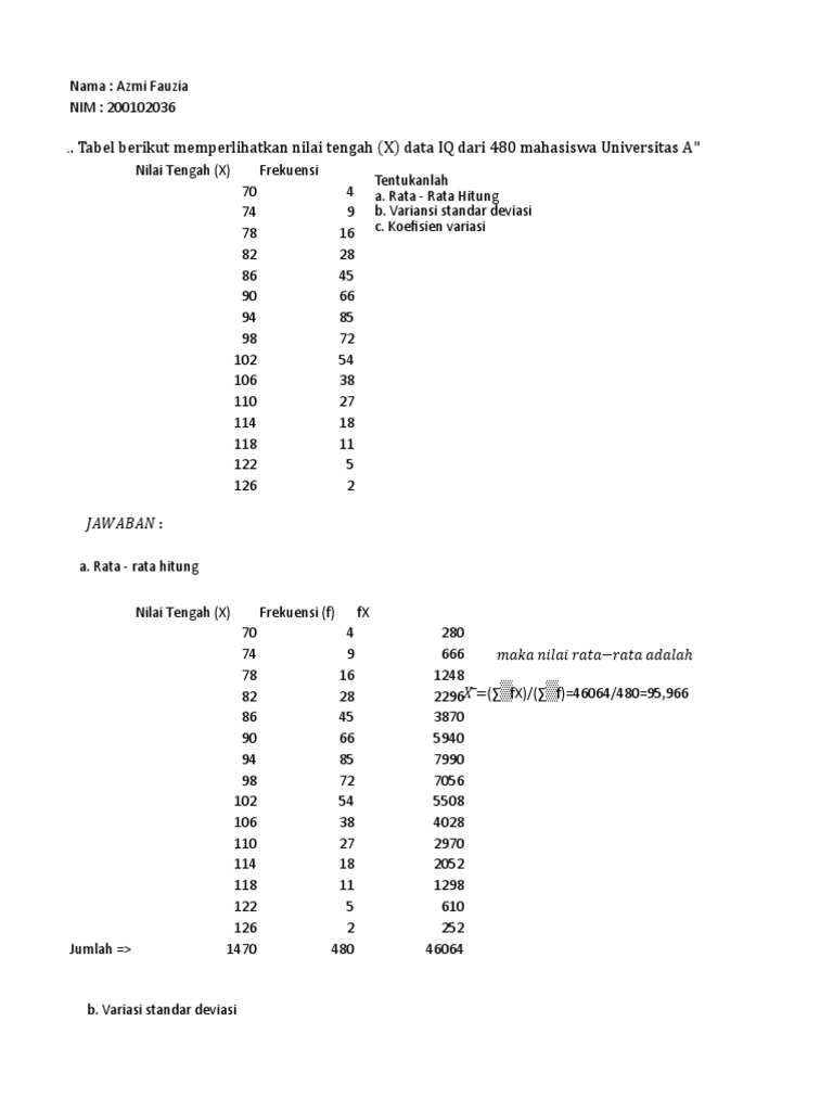 Tugas Statprob | PDF