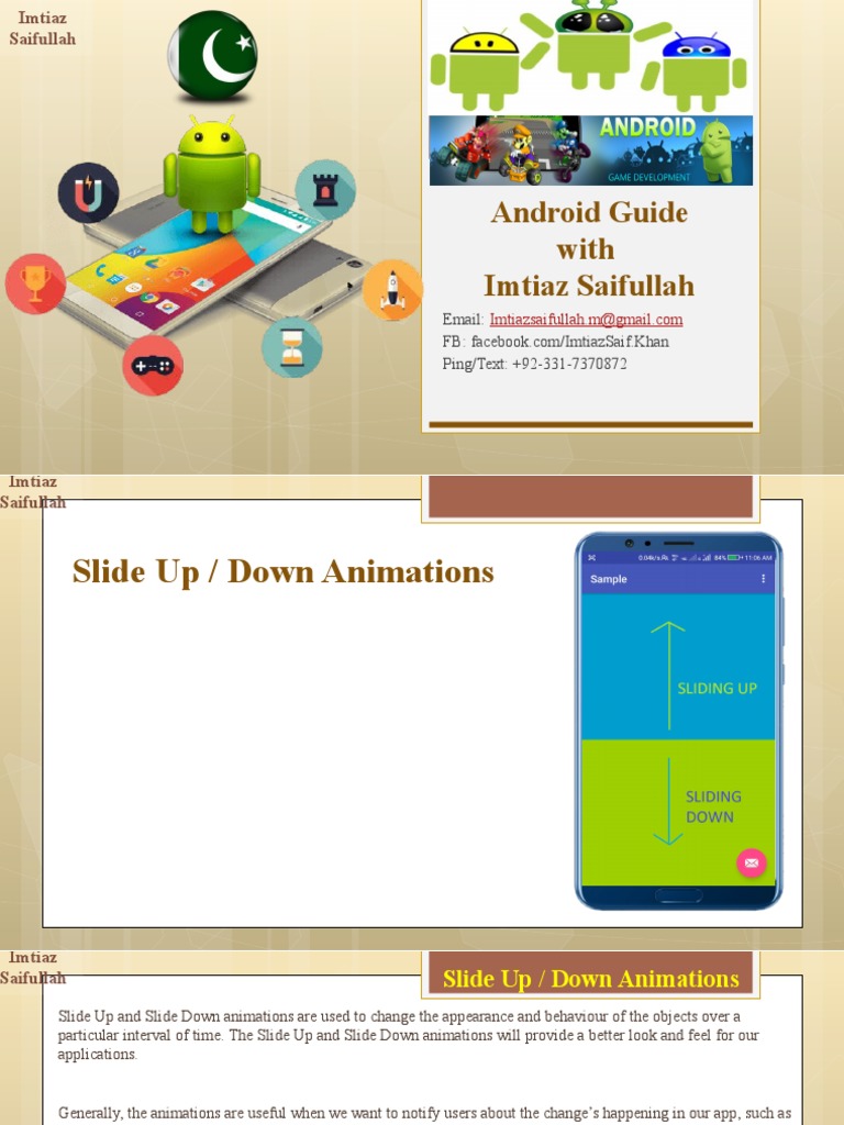 Android Guide With Imtiaz Saifullah Email Ping Text 92 331 7370872 Pdf Android