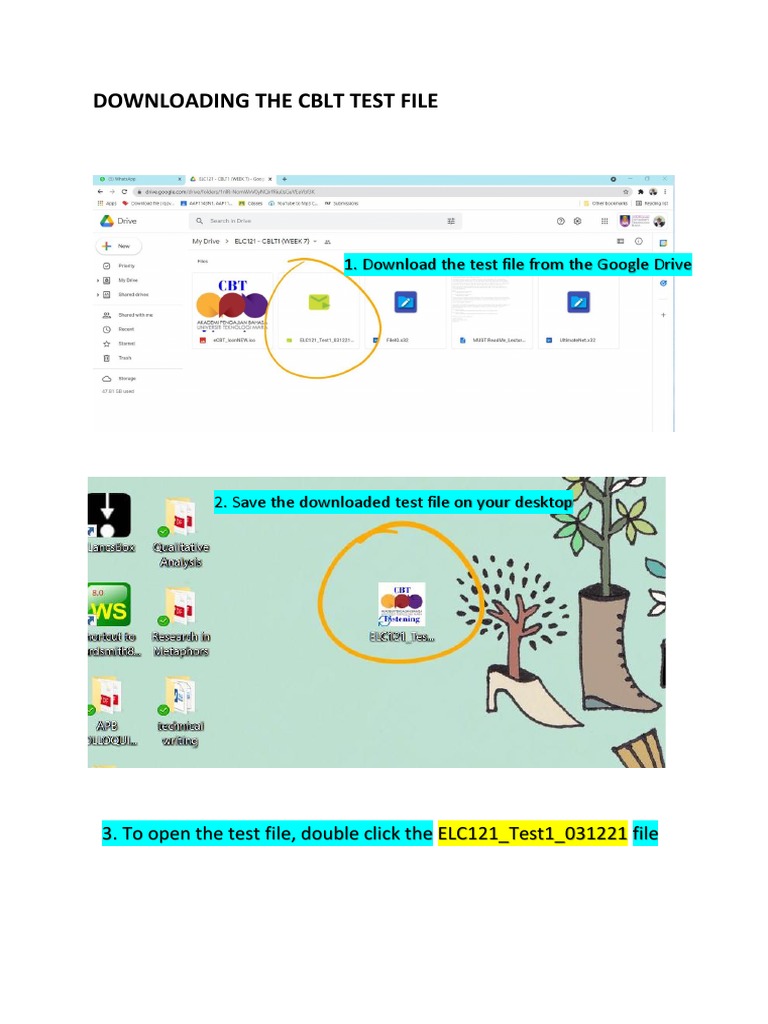 Downloading The CBLT Test File | PDF