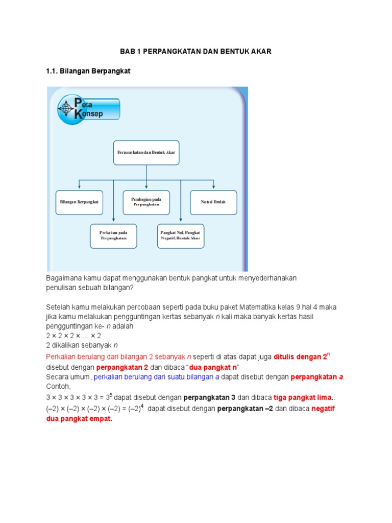 Hubungan Perkalian dan Perpangkatan | PDF | Metode & Bahan Ajar