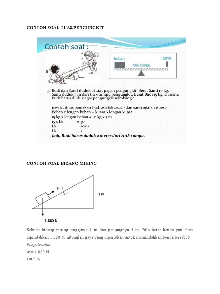 Contoh Soal Tuas Kelas Viii | PDF