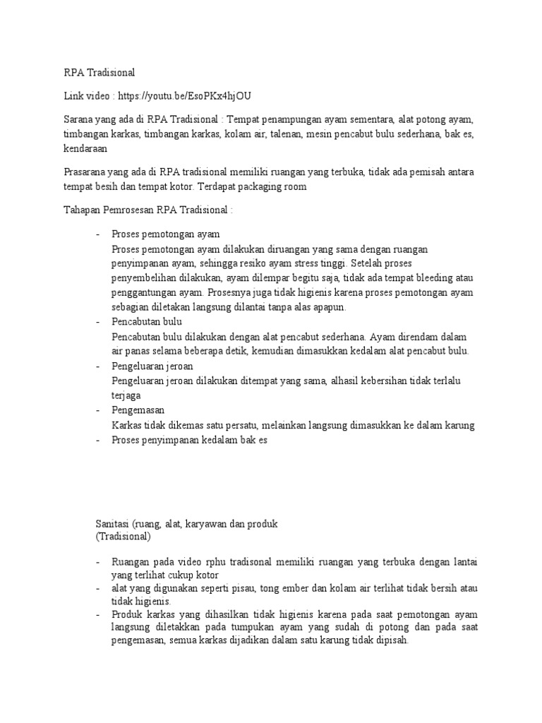 Proses RPA Tradisional vs Modern | PDF | Griya & Taman