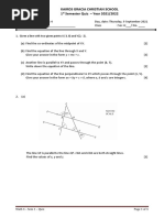 Date: Class: CSEC Maths - Vectors and Matrices Title: Past Paper ...