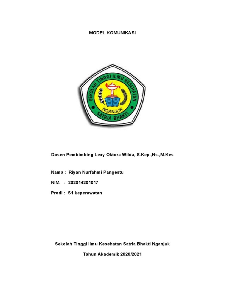 Tugas Model Komunikasi | PDF | Karier & Perkembangan